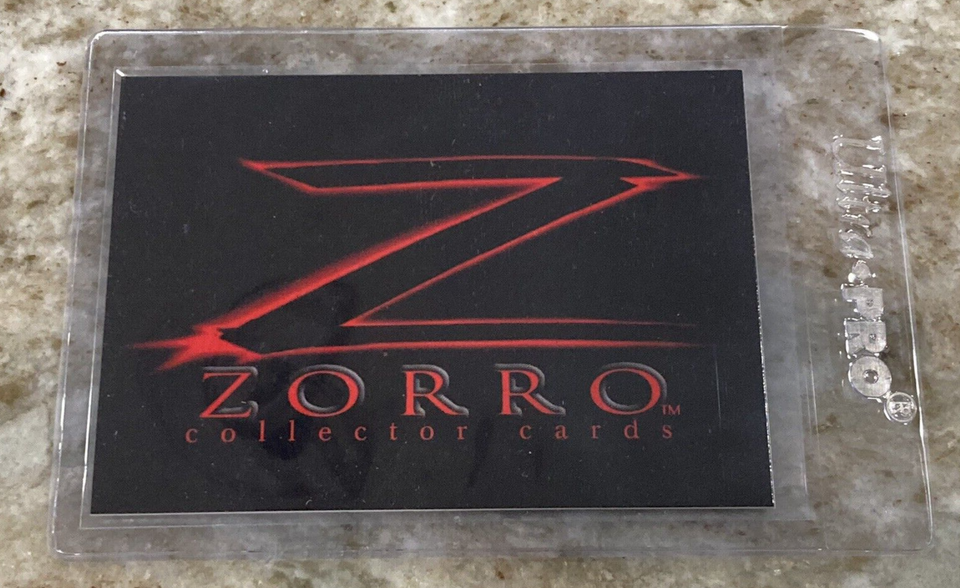 ZORRO THE MOVIE 1998 Duocards Promo Trading Card 1 A850 | eBay