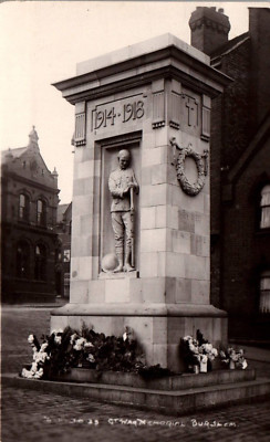 War Memorial Burslem England Vintage Postcard | eBay