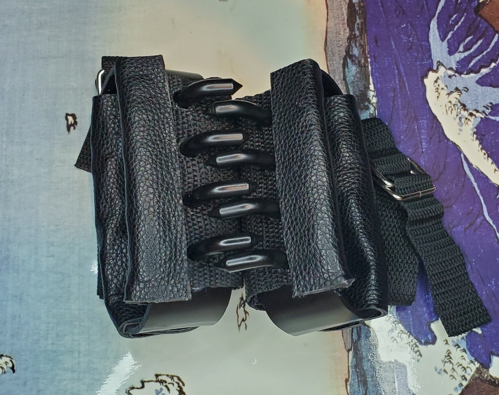 Tekagi Shuko, Tiger Hands. Tool Steel Cuffs w/ Claws, Hand Padding ...