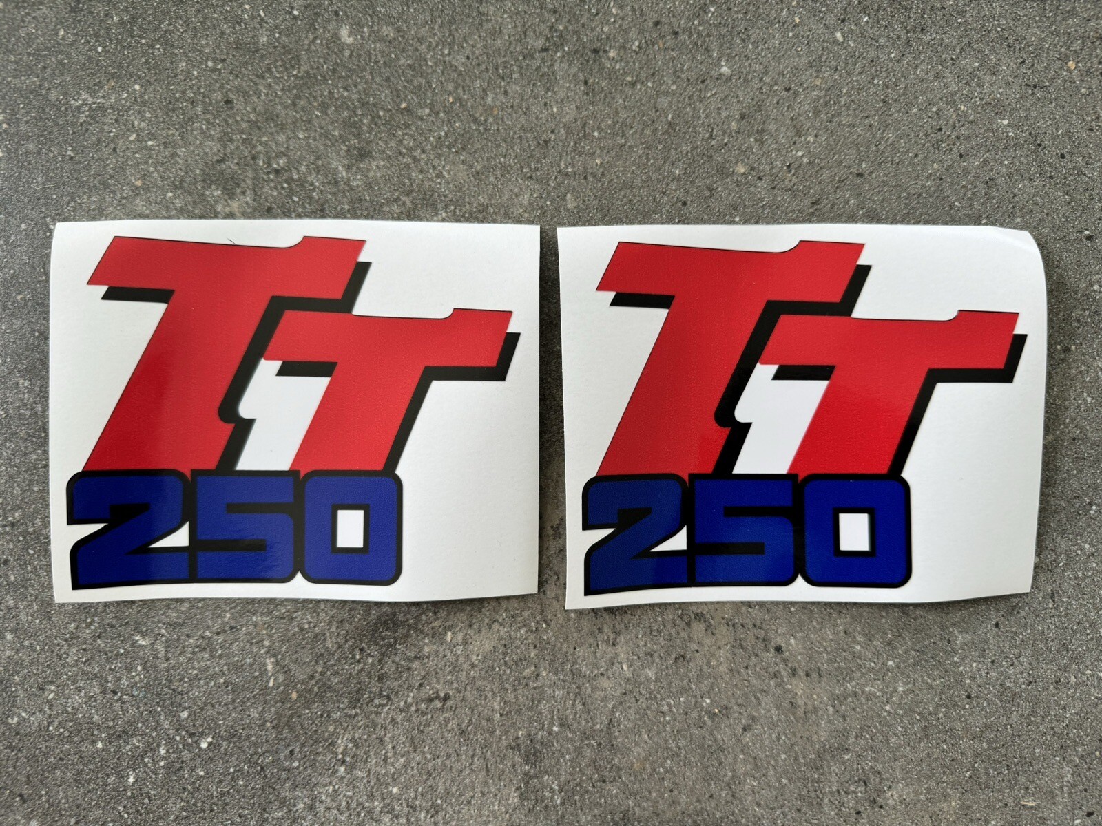 yamaha 1992 TT250 Shroud Tank & Swing-arm Decal Set/ Sticker Kit | eBay ...