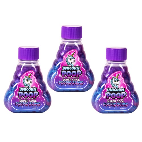 Super Cool Slime: Unicorn Poop Pack Of 3 - 5oz Bottles | eBay