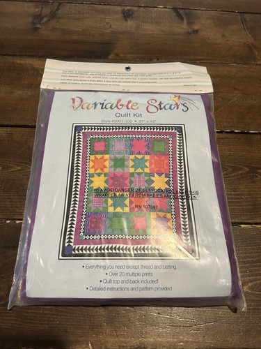 New Quilt Kit!! Variable Stars by Possibilities 37" x 43" E-Z Quilt ...