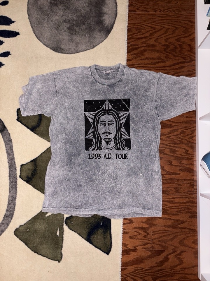 Vintage Jesus Christ Superstar Musical Shirt 1993 AD Tour Acid Wash XL ...