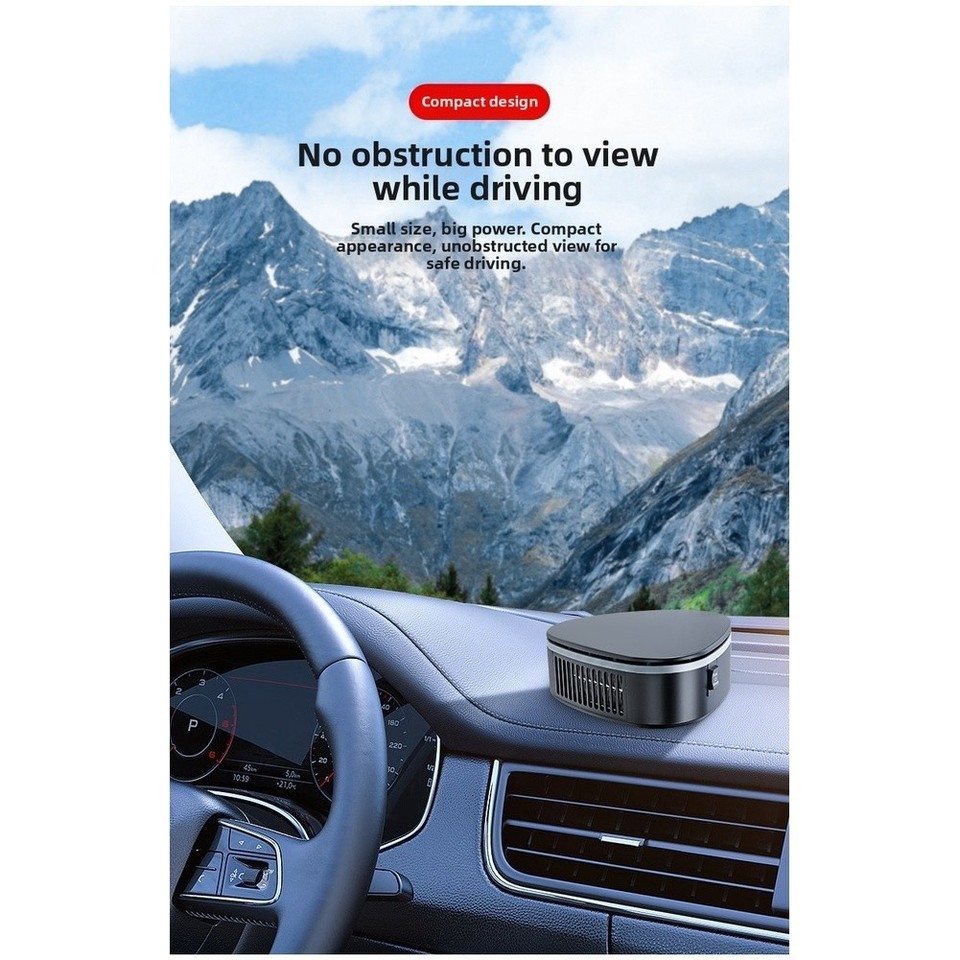 Winter Driving 12V Car Defroster Adjustable Rotation Angle Base Mount ...