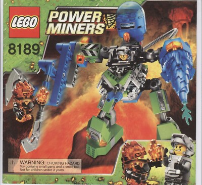 LEGO Power Miners Magma Mech Instruction Booklet #8189 | eBay