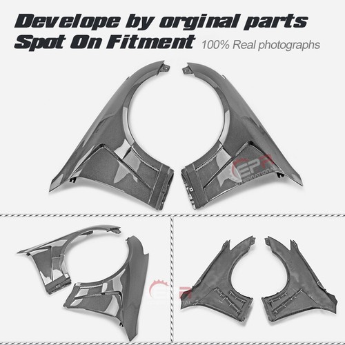 For Skyline CPV35 Infiniti G35 EPA Design V1 Carbon Front Fender (No ...