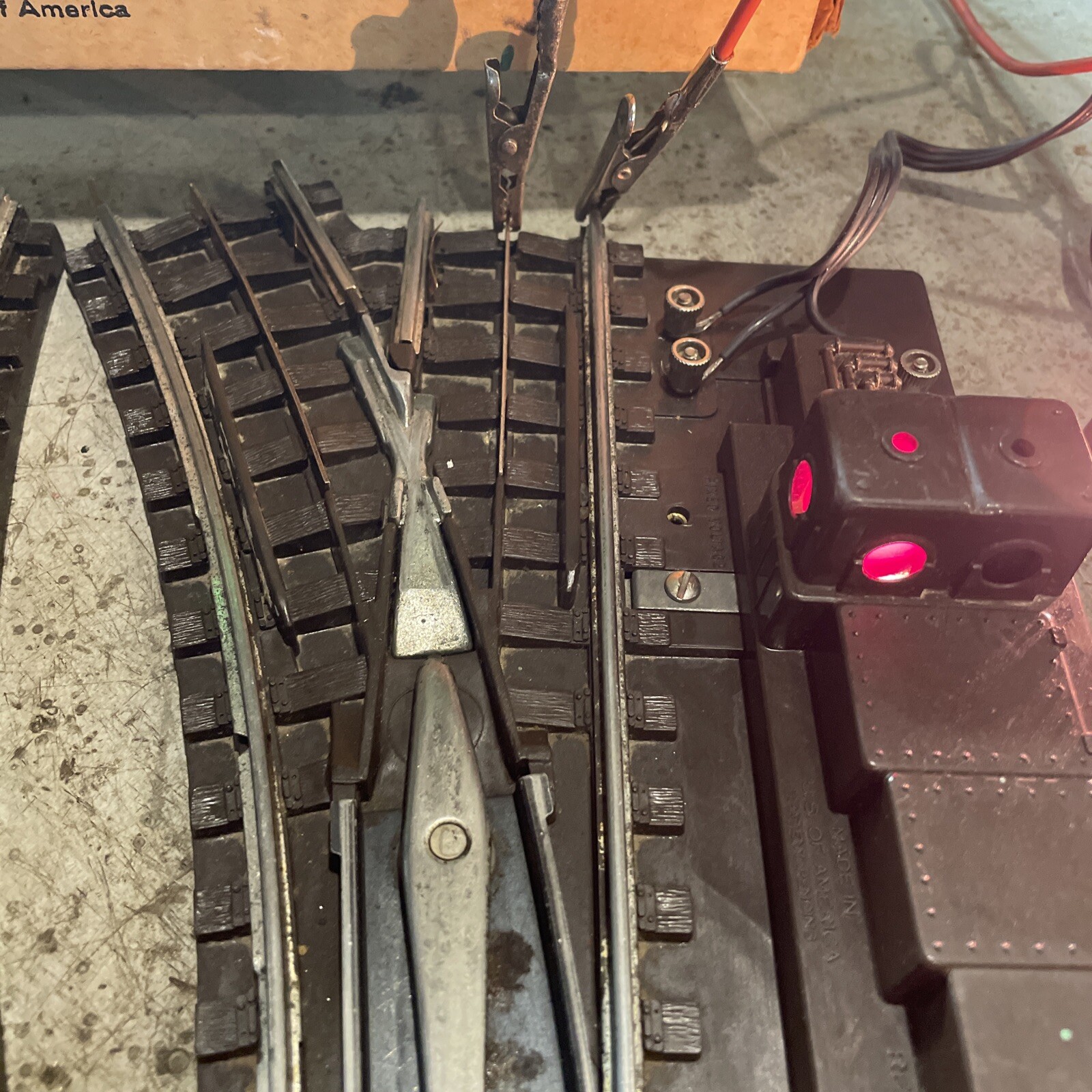 Lionel 112 Super O Right And Let Hand Turnout Switch With Box And ...