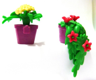 A4912 / playmobil ® 2 Blumentöpfe sehr gut bepflanzt | eBay.de