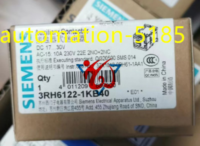 Siemens 3RH Series intermediate relay 3RH6122-1KB40 DC24 New fedex or ...