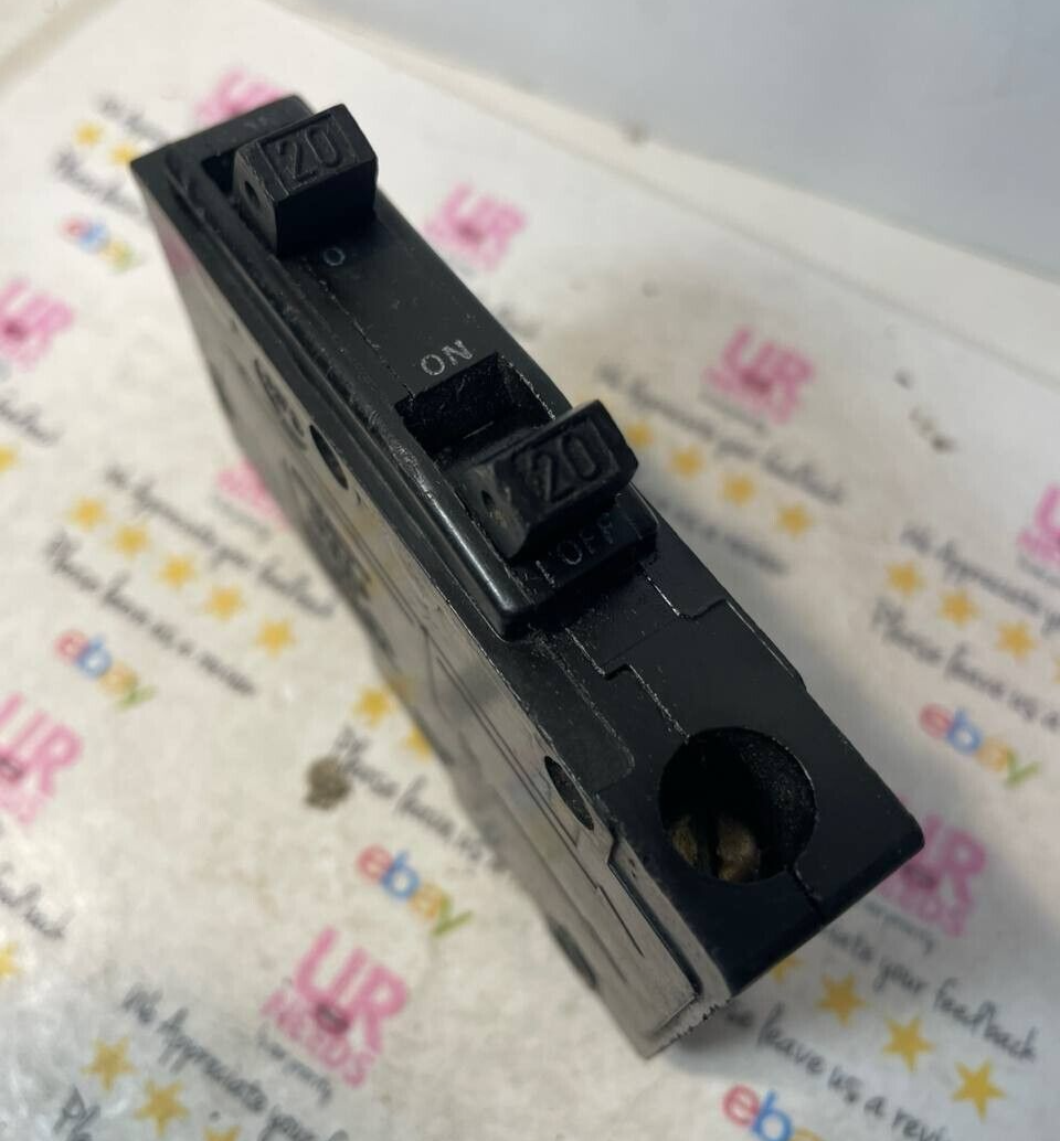 Square D 20 Amp 1 Pole Type QOT Circuit Breaker No Hook Piggyback ...