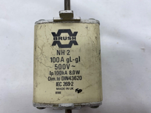 Brush fuse blade type, NH2 100Amp gL-gI 500vac | eBay