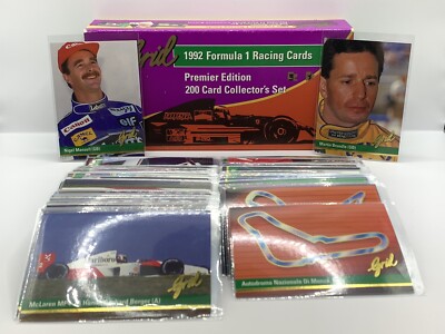 Grid 1992 Formula 1 F1 Racing Cards - Pick Choose Singles 1 - 200 ...