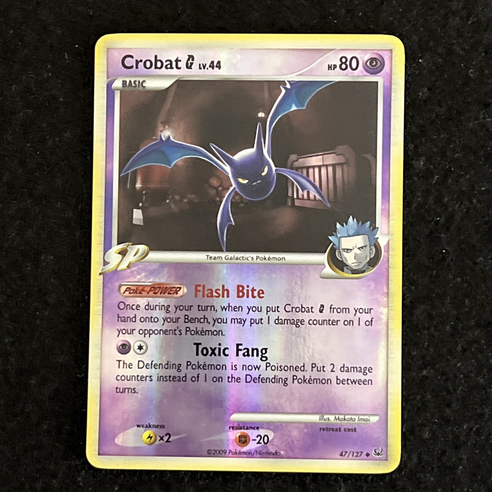 Pokemon CROBAT G 47/127 (Reverse Holo) Platinum - NM/Near Mint | eBay