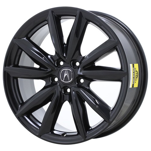 19" ACURA RDX WHEEL RIM FACTORY OEM 71866 2019-2024 GLOSS BLACK | eBay