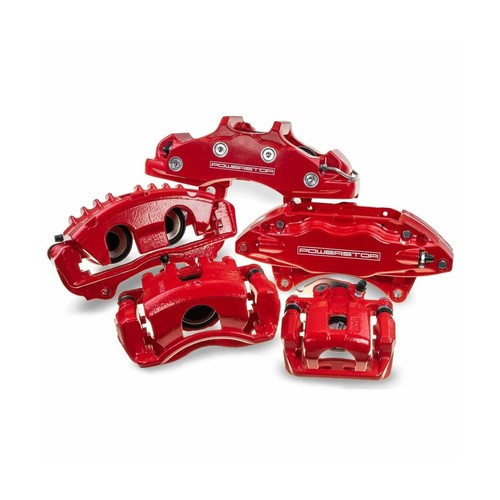 Brake Calipers Pair Fit For Cadillac Escalade, Chevy Tahoe - Red Coated ...