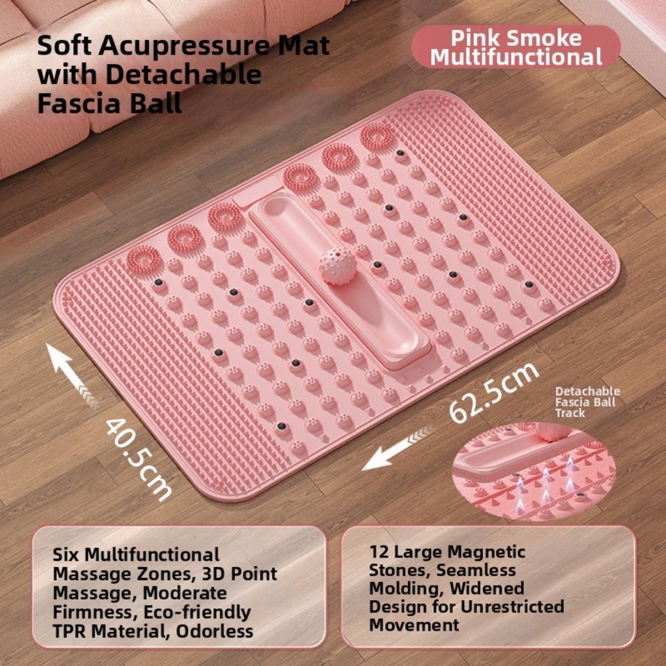 TPR Soft Foot Massage Pad with 12 Magnets for Foot Acupoint Stimulation ...