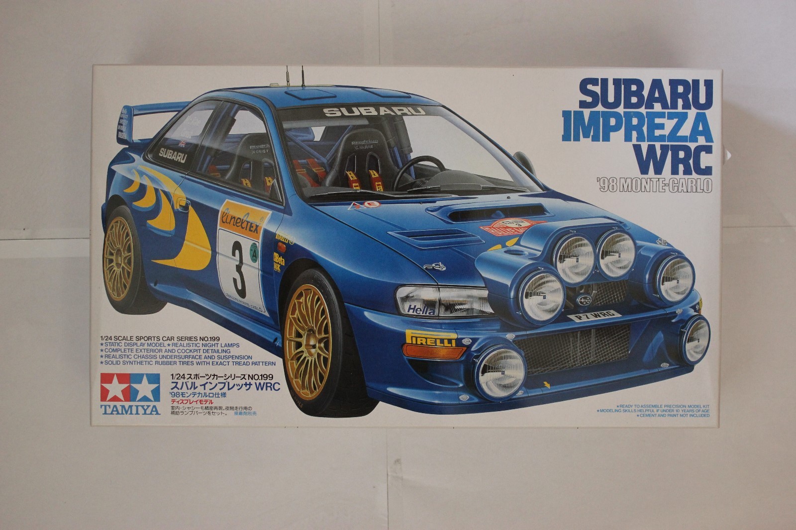 Tamiya 24199 Subaru Impreza WRC 98 Monte-Carlo 124 scale | eBay UK