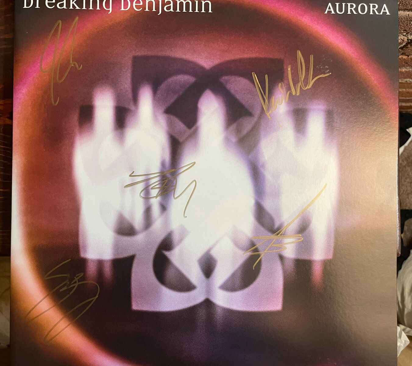 Genuine Breaking Benjamin Signed Autographed Album. OFFIClAL MERCH ...