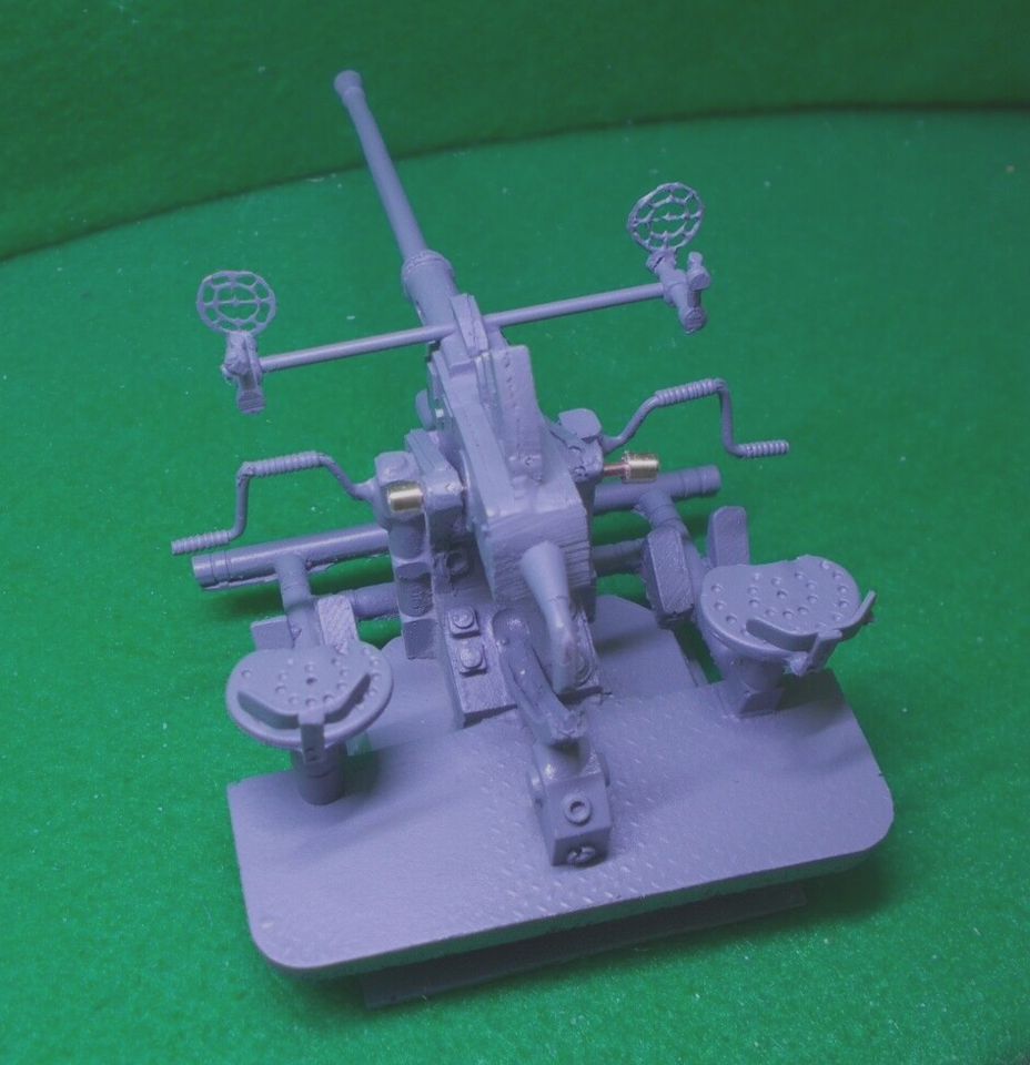 Single MK3 40mm Bofors Gun in 1/24th Scale. Model Boat Fittings. | eBay UK