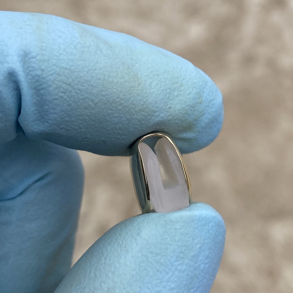 Real Solid 10K Gold Tooth One Single Cap Pre Made Slug K9 Canine Teeth ...