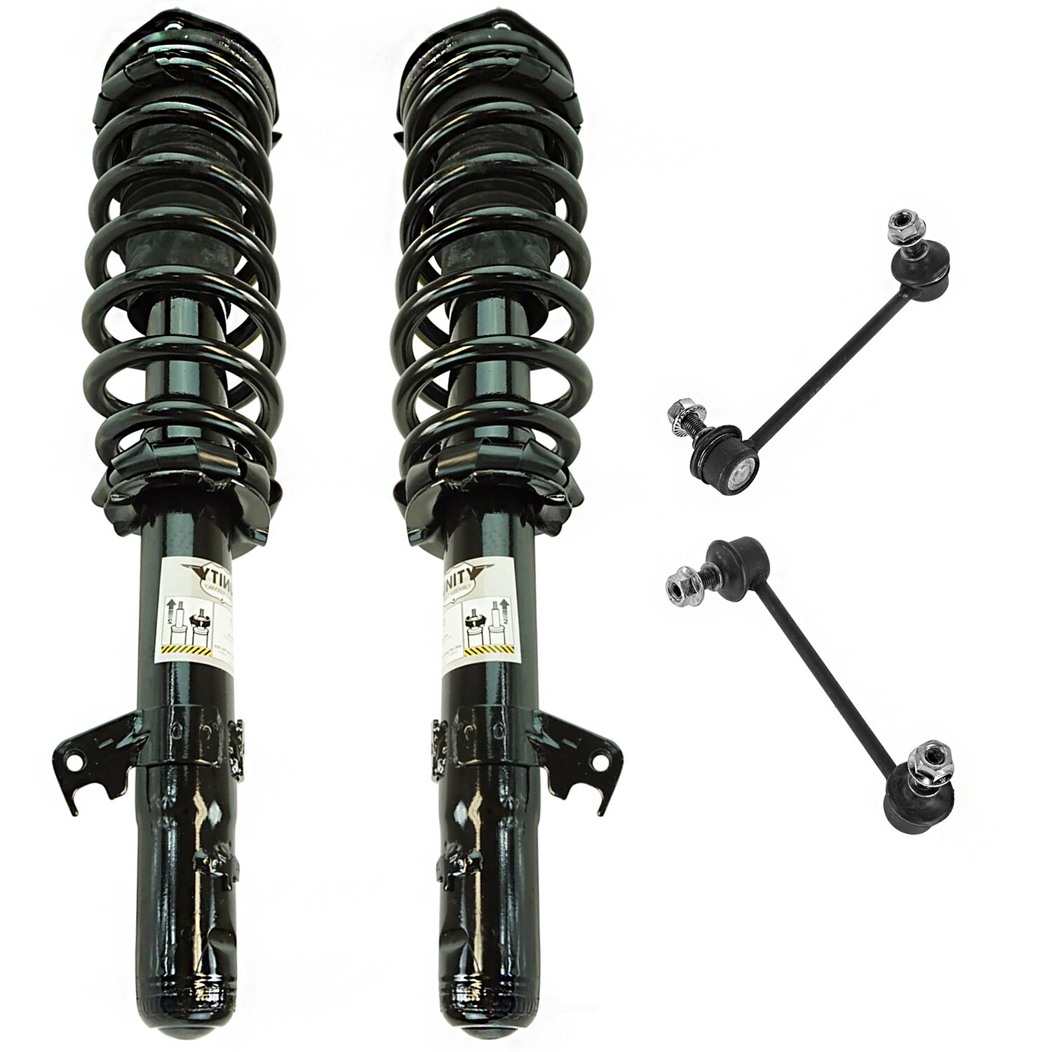 Suspension Kit-4 Piece Strut and Spring Assembly Set TRQ PSA56513 for ...
