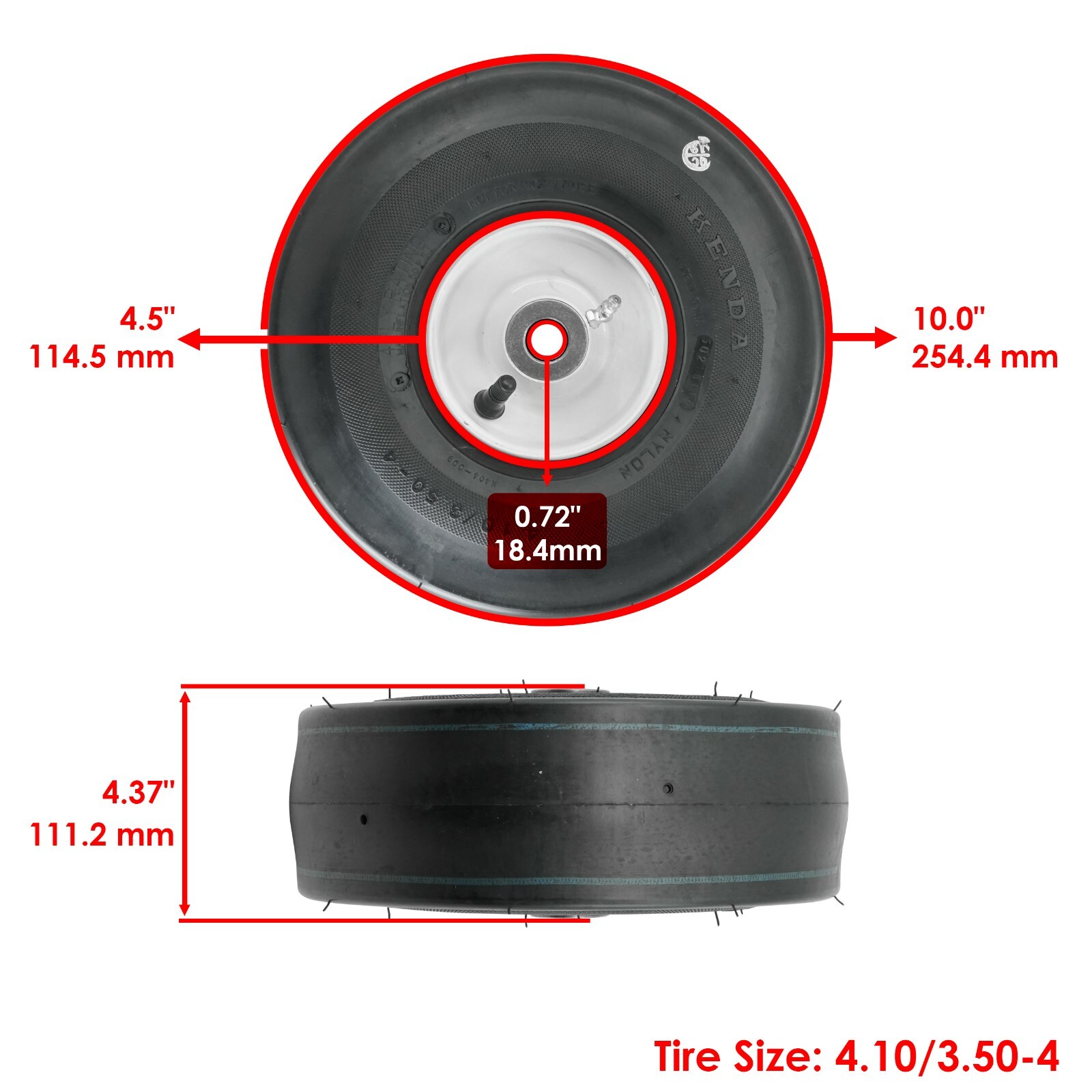 Front Caster Wheel for Toro 74625 74626 74627 74628 74640 SS4235 SS4260 ...