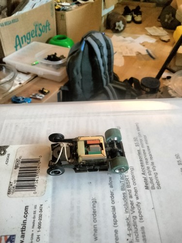 TYCO PRO 1.7 LONG CHASSIS LOW MILES RUNS GREAT Aluminum Rear WHEELS ...