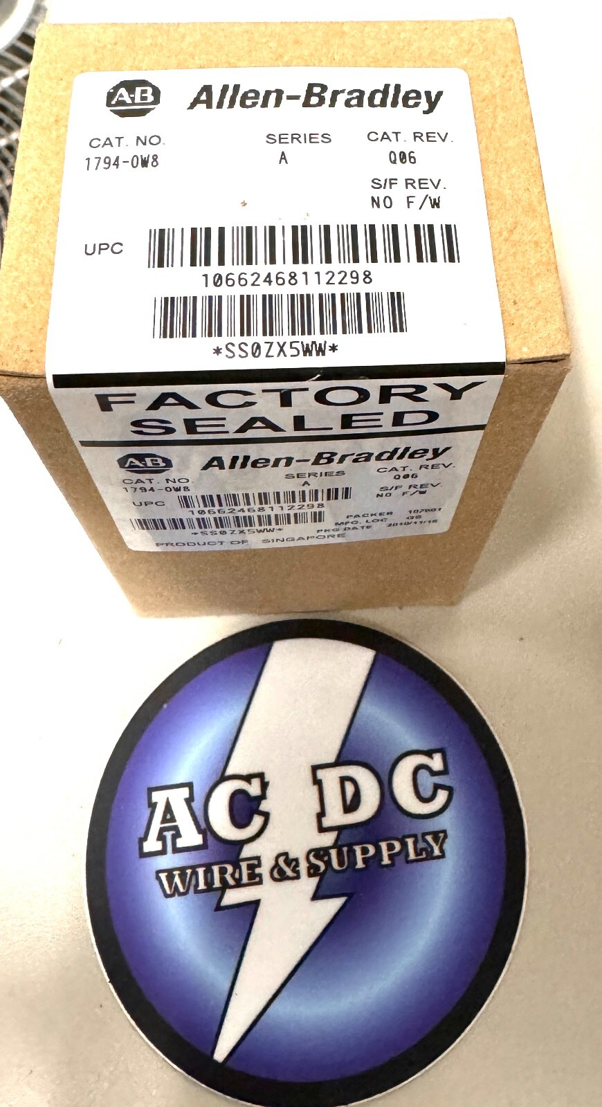 Allen-Bradley 1794-0W8 Output Module for sale online | eBay