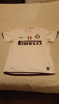 Inter 2008 2009 away nike football shirt soccer jersey M 287409 105 | eBay