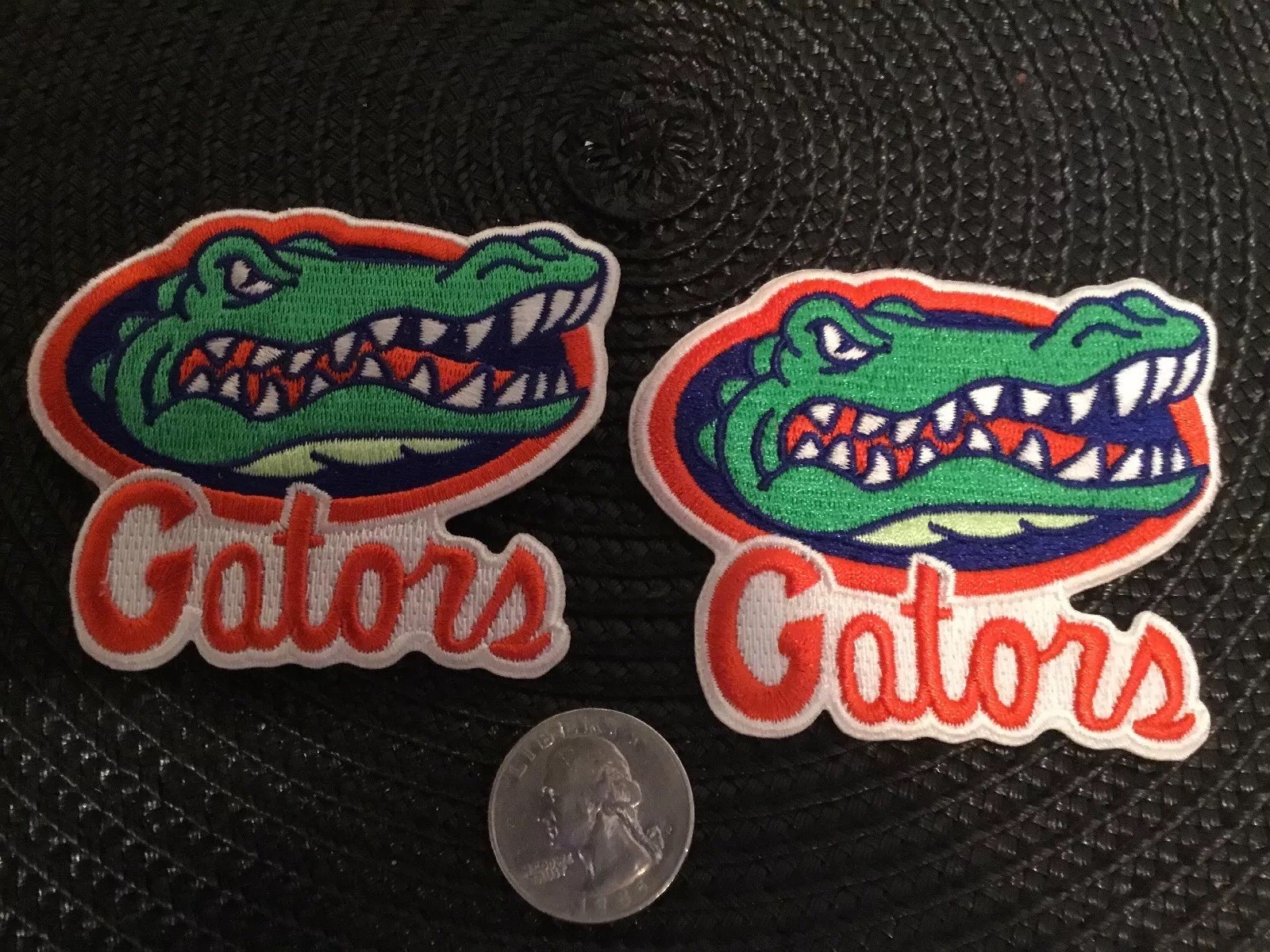 (2) UF FLORIDA GATORS Vintage Embroidered Iron On Patches Patch Lot | eBay