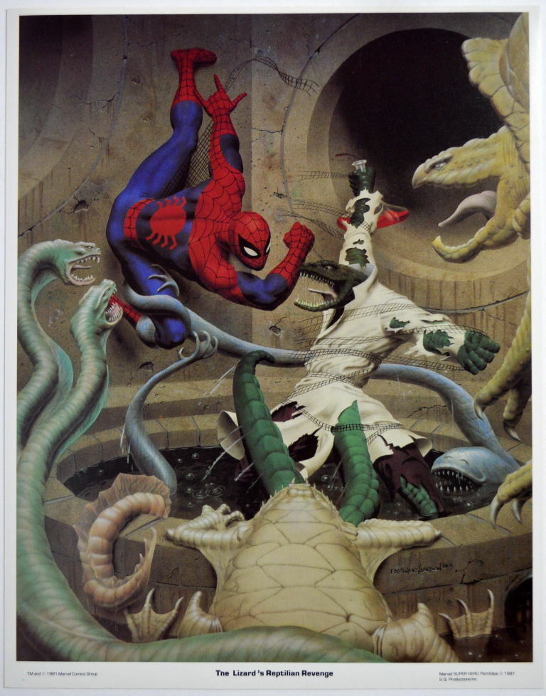 Amazing Spider Man Lizard Coloring Pages