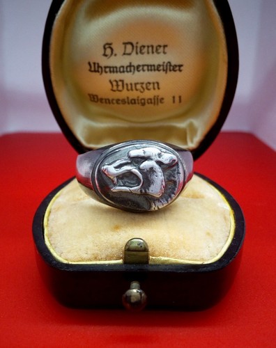Original WW2 German Kriegsmarine U-boat war convoy Wolfpack 1940 Silver Ring | eBay