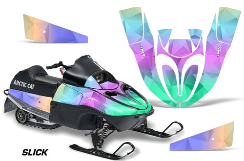 Snowmobile Graphics Kit Decal Sticker For Arctic Cat Sno Pro 120 SLICK ...