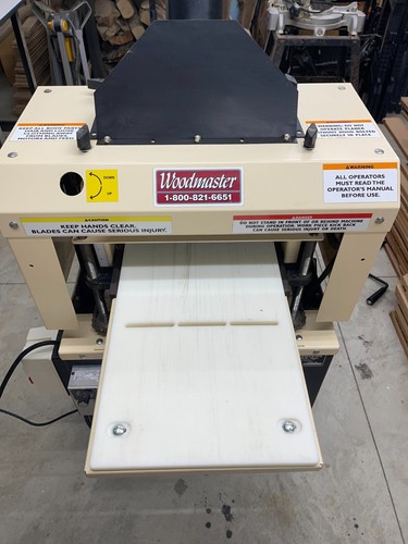 Woodmaster 12″ 5 HP Planer/Molder Model 712 with over $1200 in knives ...