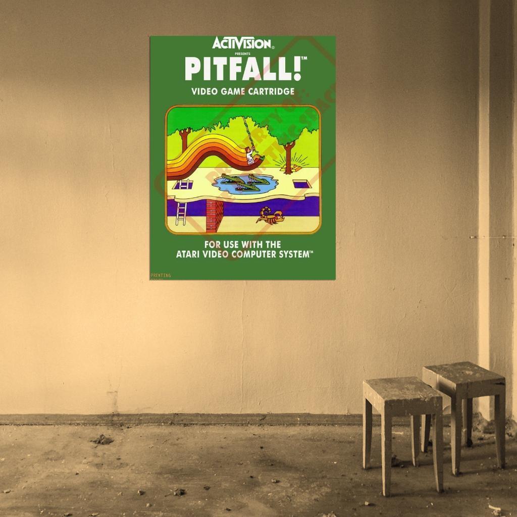 Gameandgraphics Pitfall Box Art Pitfall! Video Game Cover Art By Doc