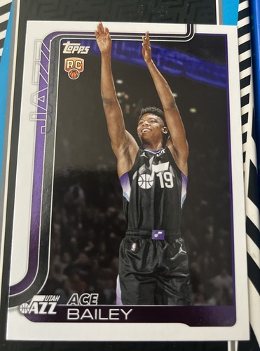 2025-26 Topps Basketball Ace Bailey RC Rookie Base Jazz | eBay