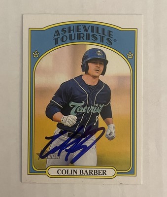 Colin Barber Signed 2021 Topps Heritage Minors #30 IP AUTO AUTOGRAPH | eBay