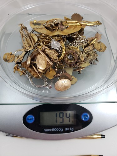 ANTIQUE VICTORIAN VINTAGE 194 GRAMS GF GP GOLD FILLED SCRAP RECOVERY | eBay