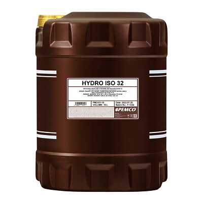 Olio Idraulico Hlp 32 10 Litro PEMCO Idrica Iso 32 din 51524 Teil 2 ...
