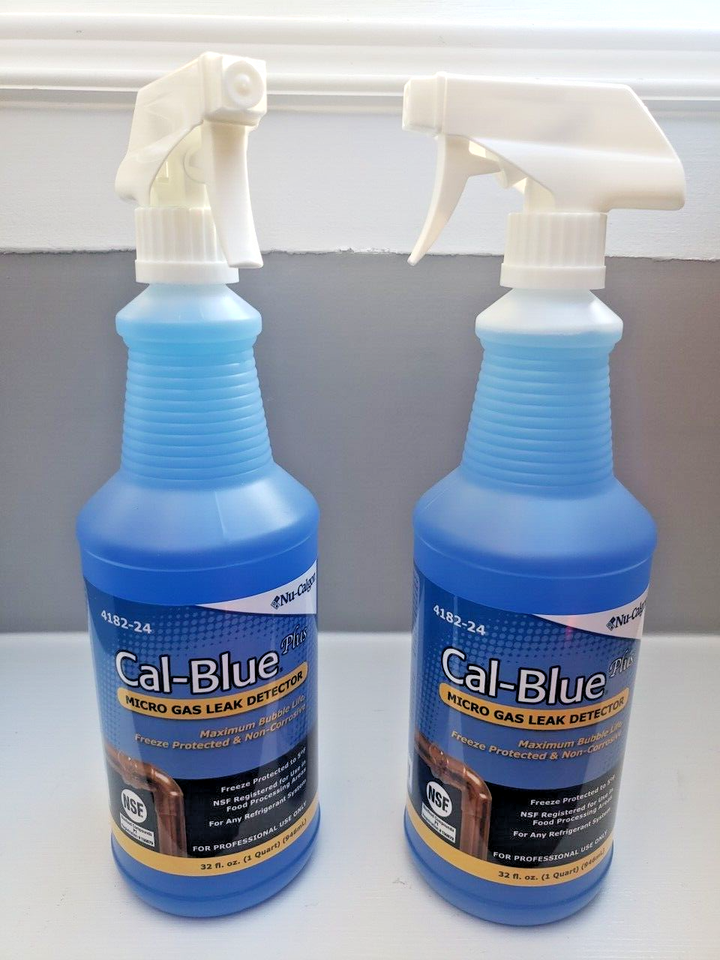 TWO PACK (2) NU-CALGON -Cal-Blue 4182-24 Leak Detector, 1 qt.,Blue | eBay
