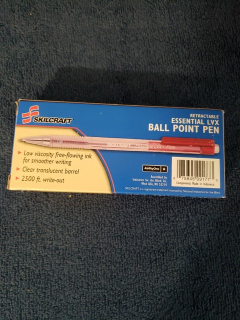 SKILCRAFT Recycled Retractable Ballpoint Pen as 1 Dozen for sale online ...