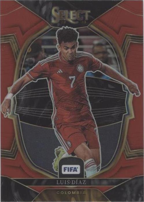 2022-23 Panini Select FIFA - Terrace Luis Diaz #88 Red Prizm for sale ...