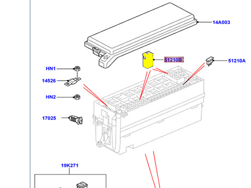 GENUINE LAND ROVER 60 AMP FUSE LR3 LR4 RANGE ROVER SPORT 05-13 VELAR ...