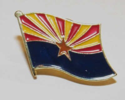 Vintage Arizona State Flag Pin - Ariz. AZ | eBay