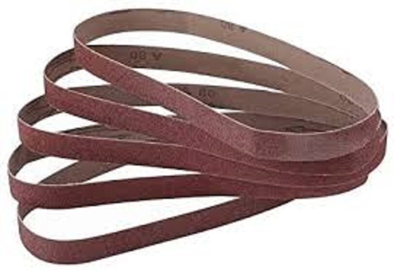 5 PACK OF 18'' SMALL MINI BANDFILE BELTS SANDER SANDING GRINDER FILE ...