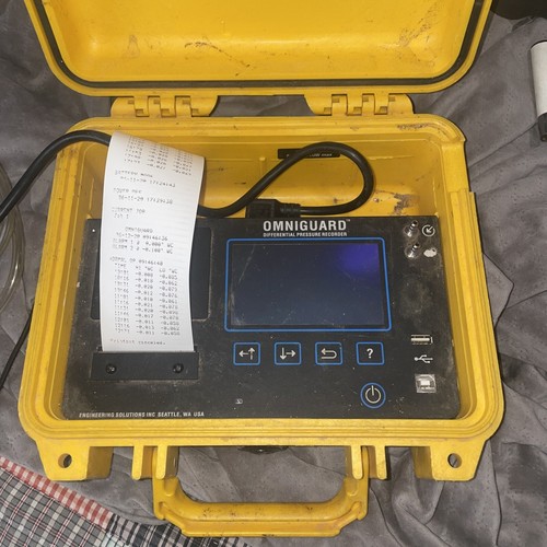 Omniguard 5 Touchscreen Differential Pressure Recorder | eBay