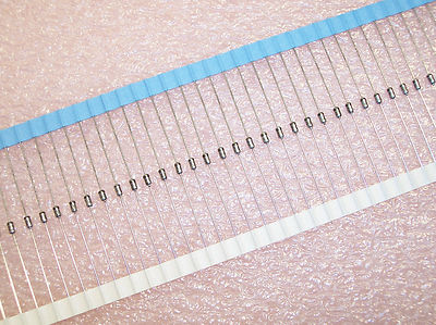 QTY (100) 1N5235B MOTOROLA DO-35 AXIAL ZENER DIODES 6.8V 500mW ...