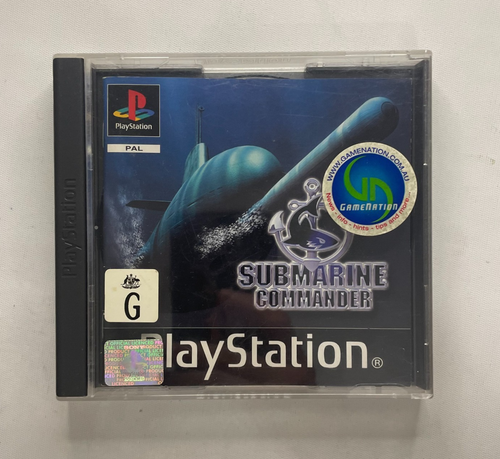 Submarine Commander Sony Playstation 1 PS1 PSX PAL Game w Manual Tested ...