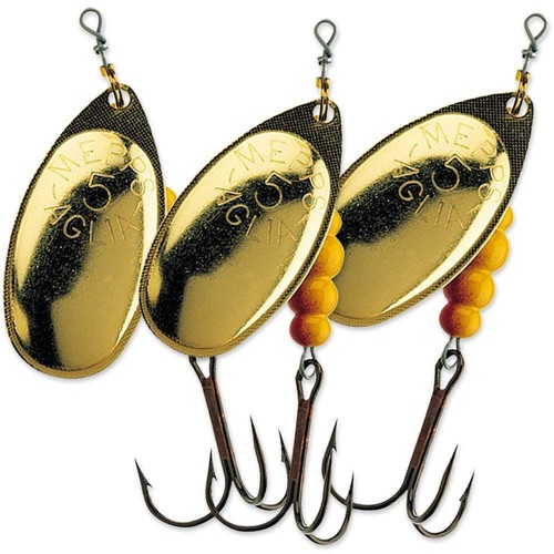Mepps Aglia Gold Spinner - 3er Pack - gold - 3,5-13,5g - versch. Größen ...