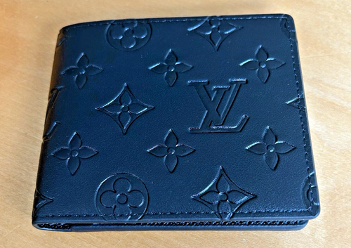 Louis Vuitton Eclipse LV Monogram Black Leather Bifold Wallet Multiple | eBay